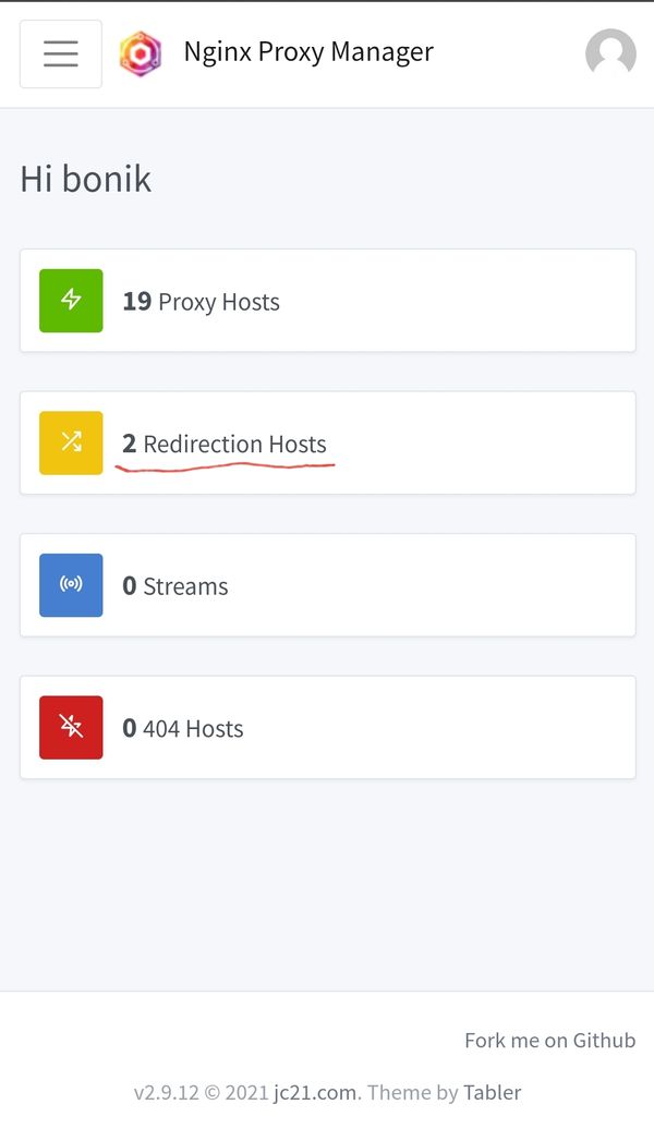 NPM(Nginx Proxy Manager)에서 www 리다이렉트 하기